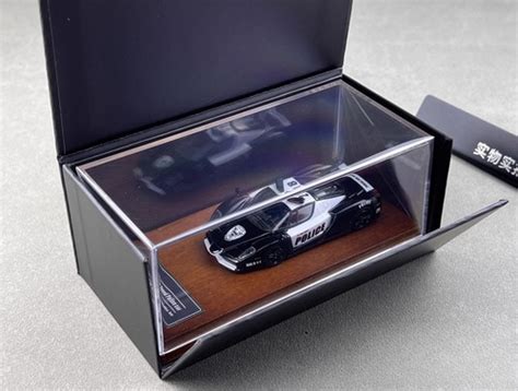 Finclassically 1 64 Police Enzo Racing Sports Model Diecast Metal Car Ebay