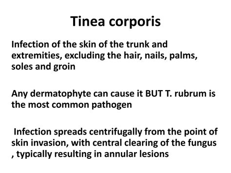 Dermatophyte Infection 2 Pptx