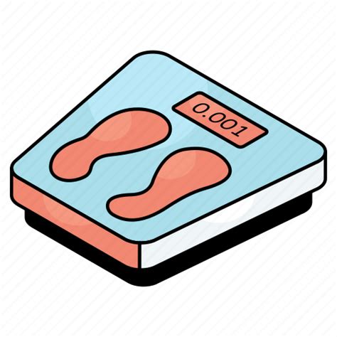 Balance Scale Weight Machine Weighing Bathroom Scalevector Icon