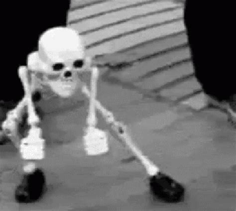 Dancing Skeleton Skeleton Dancing  Dancing Skeleton Skeleton Dancing Black And White