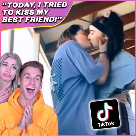 Reaction Time Today I Tried To Kiss My Best Friend Tik Tok