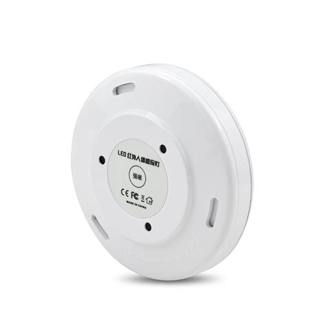 Infrared PIR Sensitive Wall Ceiling Lamp PIR Motion Light Sensor LED Night Light Battery