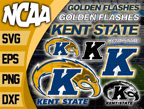 Bundle Logo Kent State Golden Flashes Svg Eps Dxf Png File Bundle
