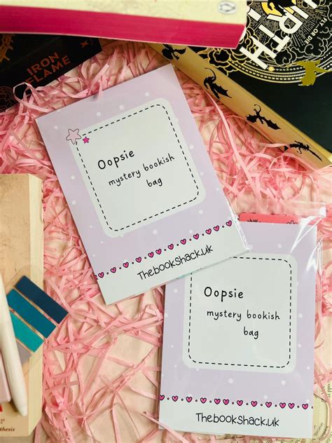 Oopsie Bookish Mystery Grab Bag Bookmarks Stickers Surprise Ts