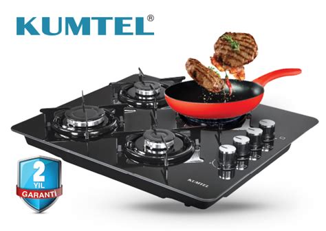 KUMTEL KO TS HDF CAM SET ÜSTÜ OCAK SİYAH Ocak ECOSTORE MUTFAK CİHAZLARI