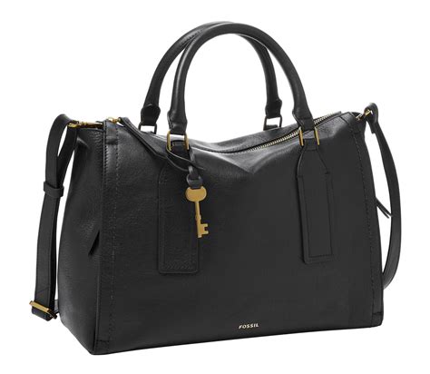 Fossil Umhängetasche Parker Satchel Black Modeherz