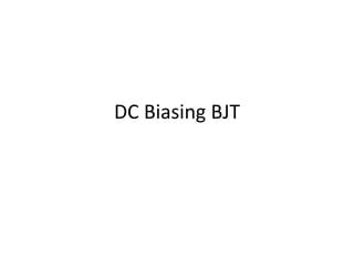 Electronics Chapter DC Biasing BJT PDF