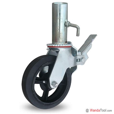 Scaffolding Caster 8 In Scaffold Caster 59mm Od Tube Stem Scaffold