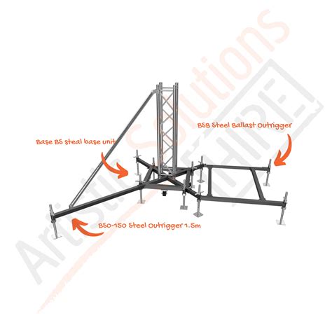 Ground Support F34 Pl Bs Steel Base Unit Artistic Solutions