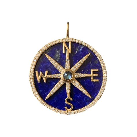 My True North Compass Charm Lapis North Compass Charmed Lapis