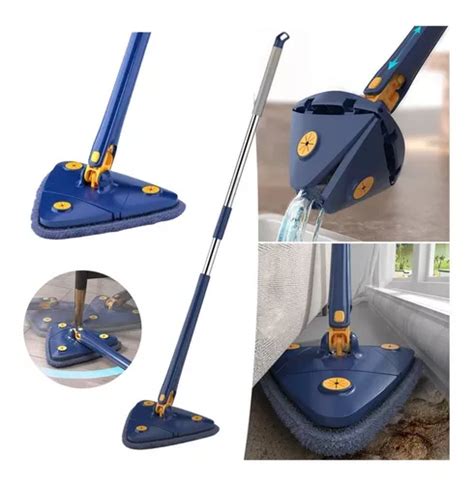 Esfregão De Limpeza Triangular Esfregão Giratório Ajustável Mercadolivre