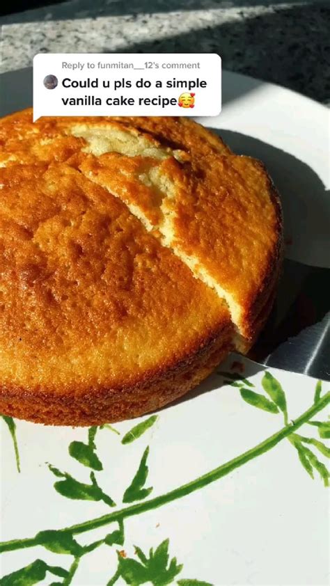 Eggless Vanilla Sponge Cake Artofit