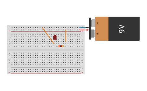 Circuit Design First Simulation Tinkercad