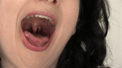 Miss M Dirty World Mouth Closeup And Uvula Inside Mouth Tonsils Uvula