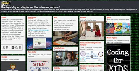 The Library Voice How Do You Integrate Coding Into Your Library