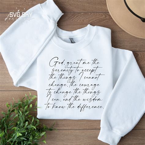 God Grant Me The Serenity Svg Png Christian Svg Faith Svg Serenity