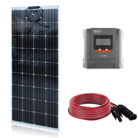 Zestaw zasilania solarnego panel słoneczny elastyczny na Łódź Kampera 100W 28317 Cena