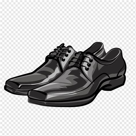 Par de zapatos de vestir negros ilustración zapato stock photography