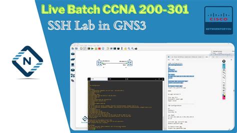 34 Ssh Lab In Gns3 Ssh Lab Networkforyou Youtube