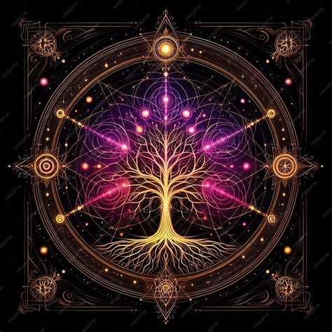 Illustration Of The Tree Of Life Premium Ai Generated Image