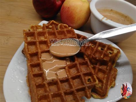 GAUFRE A LA POMME FRUIT CREME AU CARAMEL Thermomix En Famille