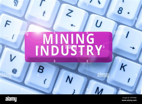Handwriting Text Mining Industry Word Written On Extraction Of