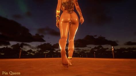 Naked Bitch In Oil Walks Barefoot In The Desert Wild Life Pornhub