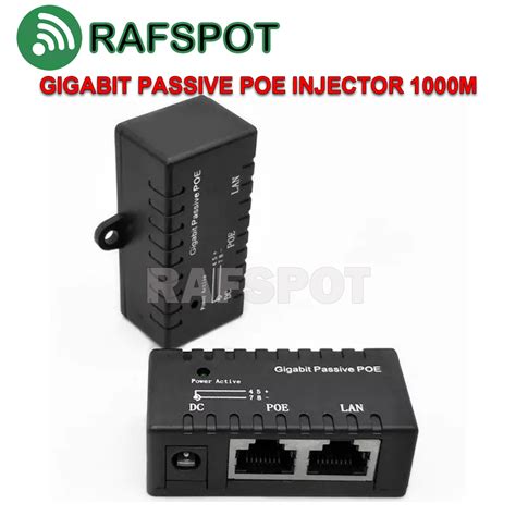 1pc Original Pure Gigabit Passive Poe Injector 1000m Adaptor Is Not