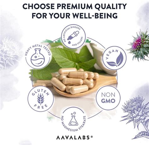 High Strength Milk Thistle Capsules Liver Support 80 Silymarin