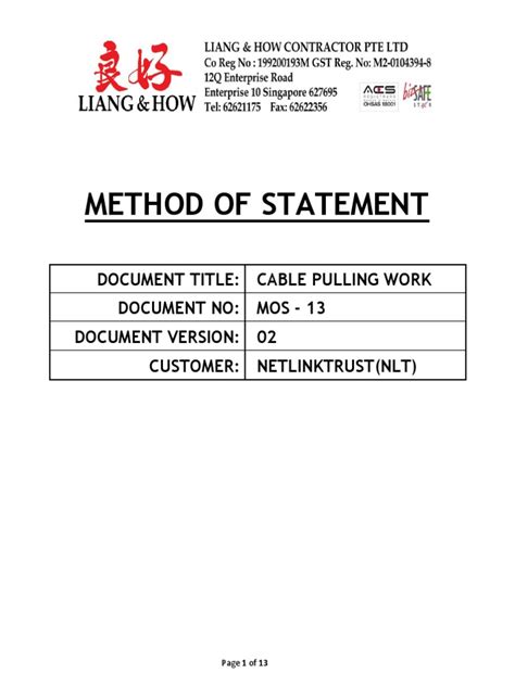 Cable Pulling Safety Procedures A Comprehensive Guide To Ensuring