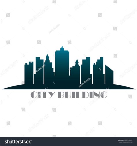Town City Logo Icon Vector Buildings Stock Vector Royalty Free