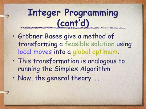 Ppt Gröbner Bases Powerpoint Presentation Free Download Id3218875