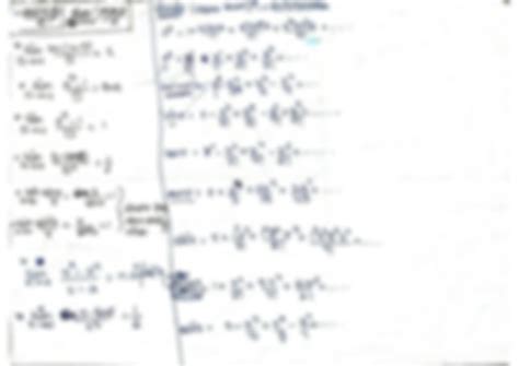 SOLUTION Limits Formula Sheet Studypool