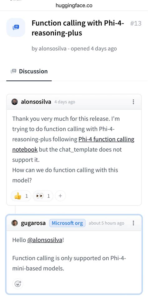 Phi 4 Reasoning Plus Does Not Support Function Calling ☹️ I Dont Think