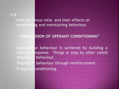 Behavioural Theory Of Learning Ppt