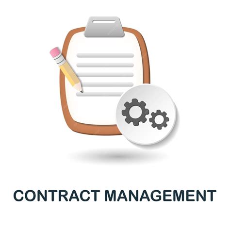 Premium Vector Contract Management Icon 3d Illustration From Customer Relationship Collection