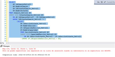 C Error Script Doble Select Sql Stack Overflow En Español