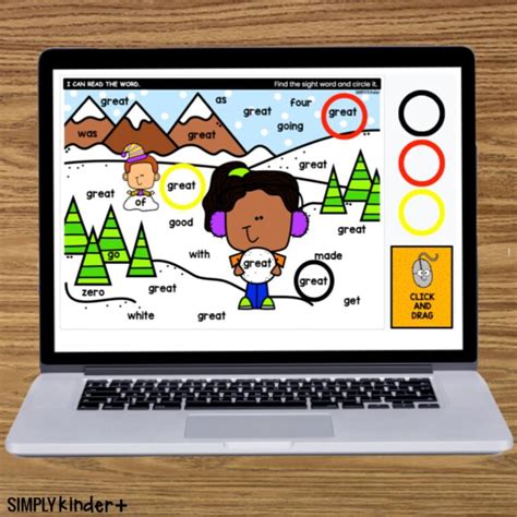 Your Sight Word Search And Find Fry Dolch PrePrimer Simply Kinder Plus
