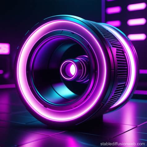 Sci Fi Cylindrical Shape Piece That Is Part Of A Gravity Generator