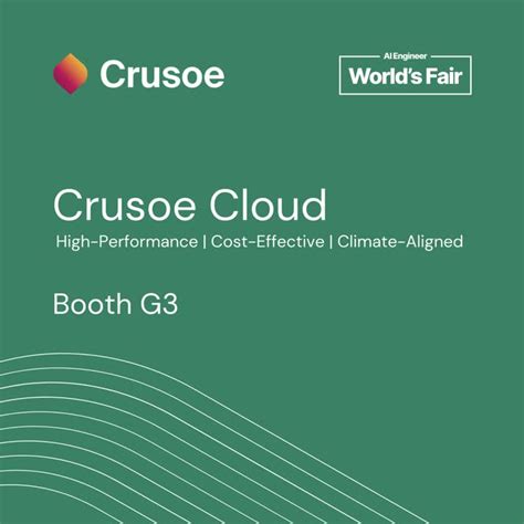 crusoe on linkedin railoptimized infiniband networking aiewf