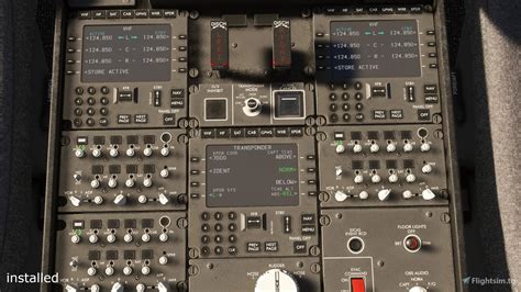 Boeing 787 Com Panel Font For Microsoft Flight Simulator Msfs