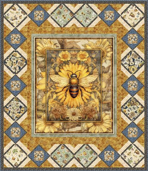 Queen Bee Quilting Pattern 726597436434