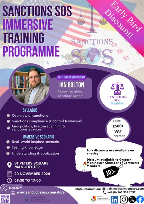 Sanctions Sos On Linkedin Join Us For Our In Person Sanctions