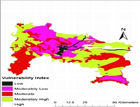 Groundwater Vulnerability To Pollution Index Map Derived Using Drastic Download Scientific