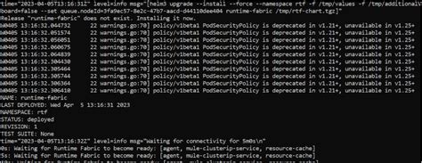 Steps And Commands For RTF Installation On Self Managed Kubernetes