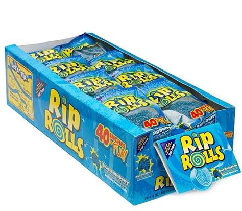 Rip Rolls Blue Raspberry Candy Ravis Import Warehouse