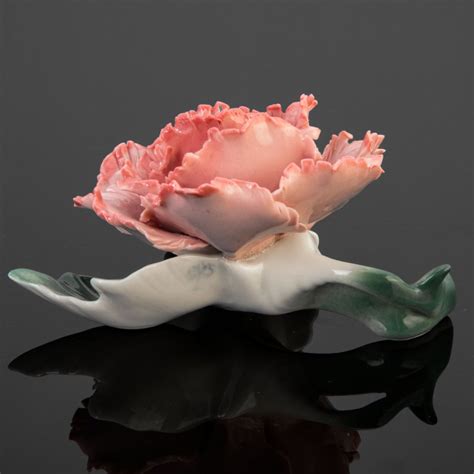 Статуэтка Роза фарфор роспись Karl Ens Карл Энс Германия 1945 1972 гг стоимостью 3200 руб