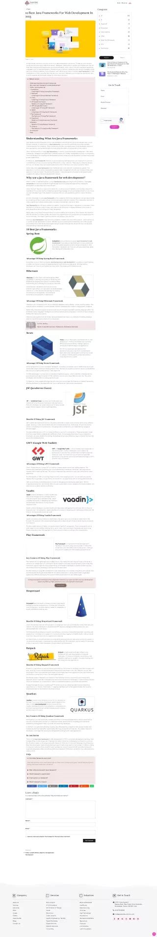 PPT 10 Best Java Frameworks For Web Development In 2023 PowerPoint Presentation ID 12456457