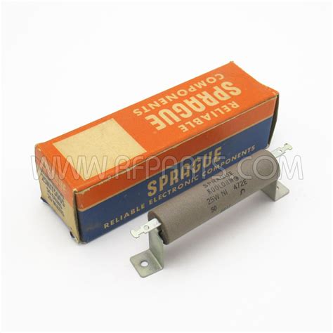 25NIT5005, Sprague, Koolohm®, Adjustable, Resistor, 50 Ohm, 25W, New ...