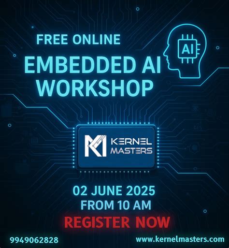 Free Online Embedded Ai Workshop Kernel Masters